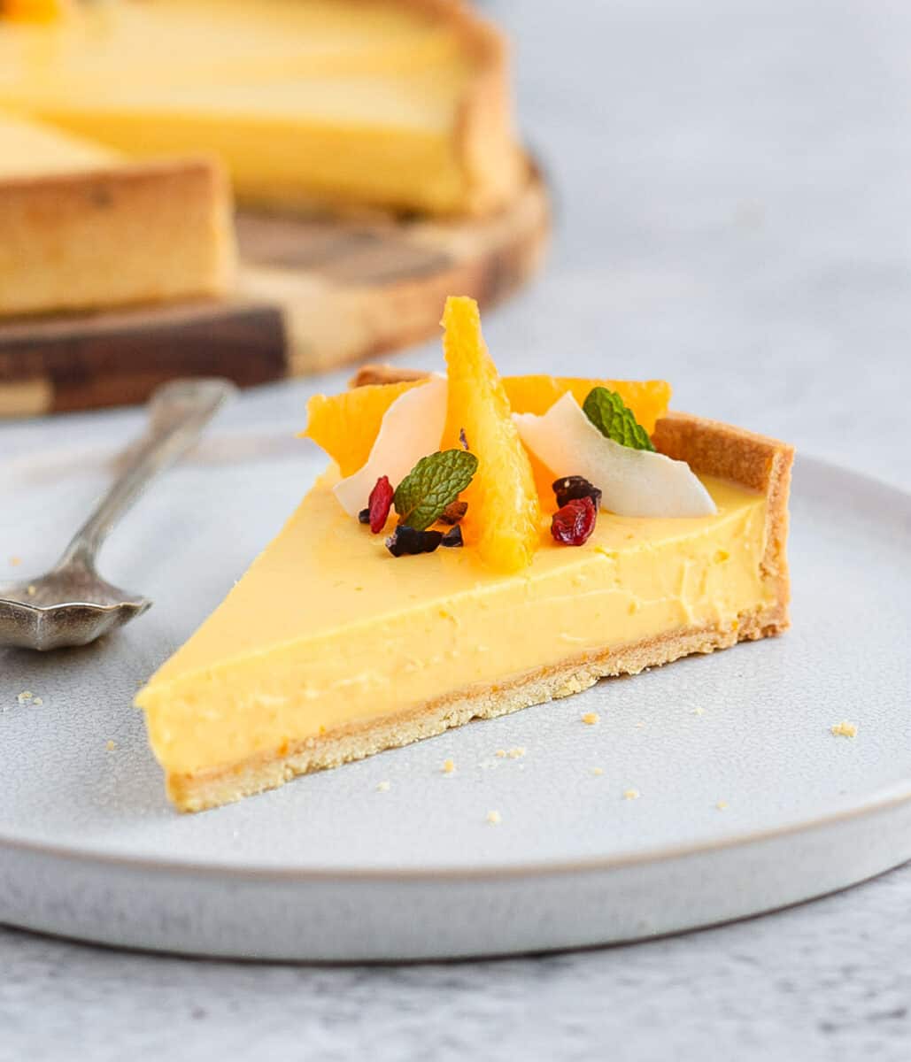 French Orange Tart - A Baking Journey