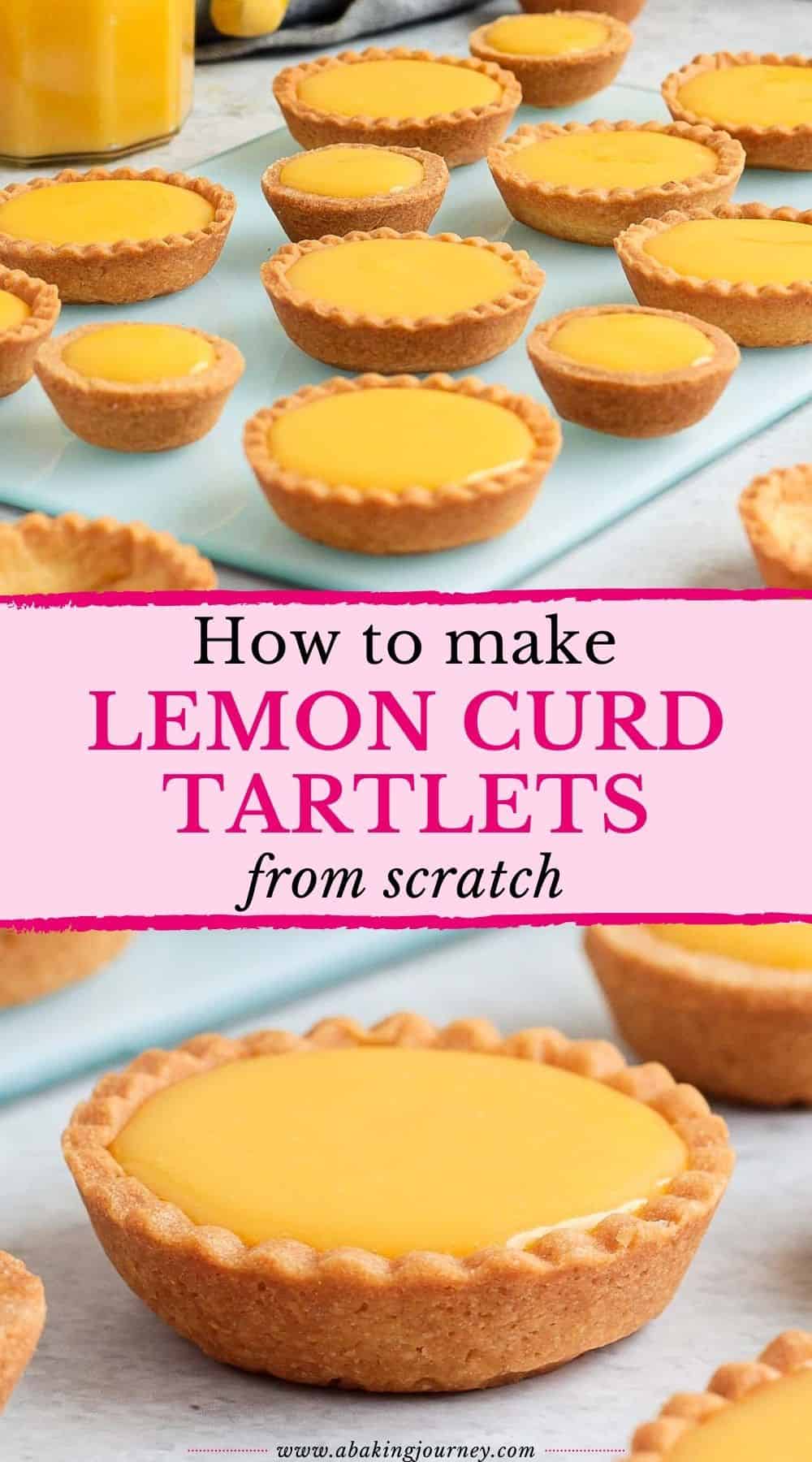 Lemon Curd Tartlets - A Baking Journey