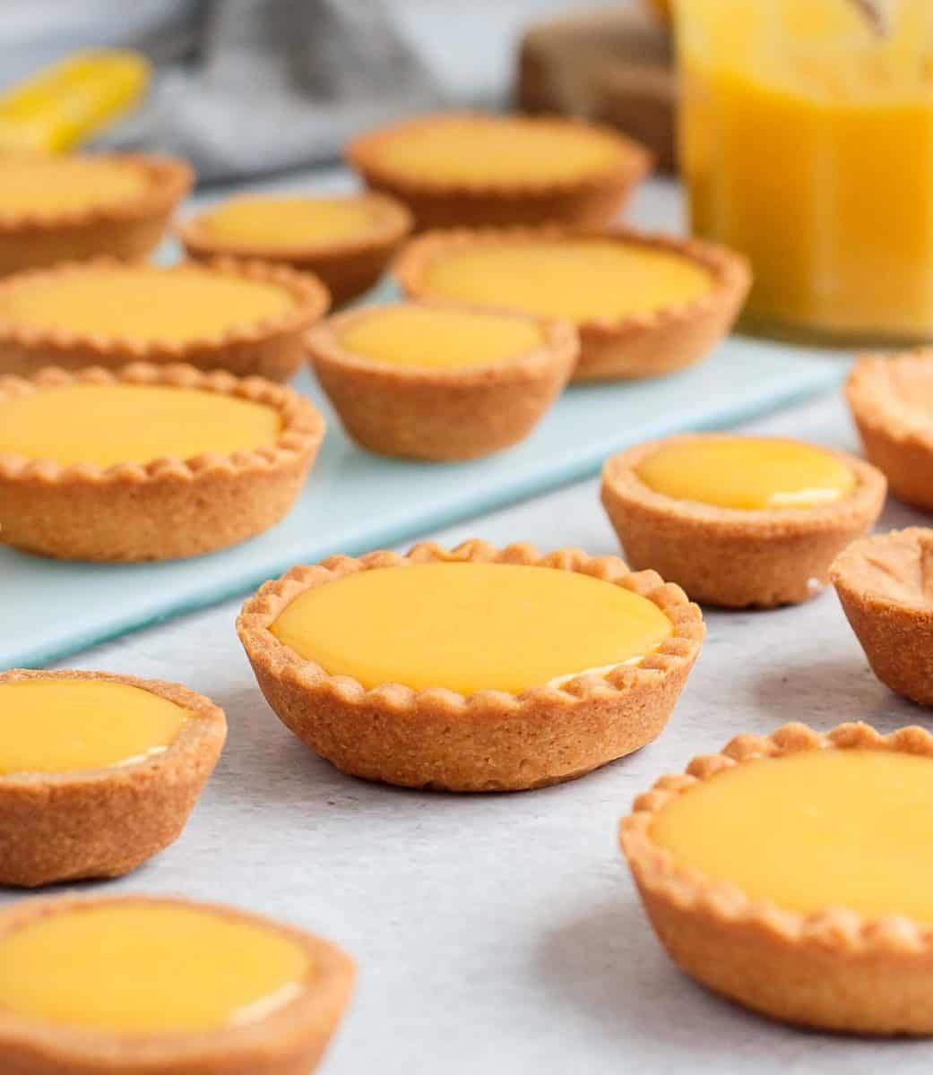 Lemon Curd Tartlets - A Baking Journey