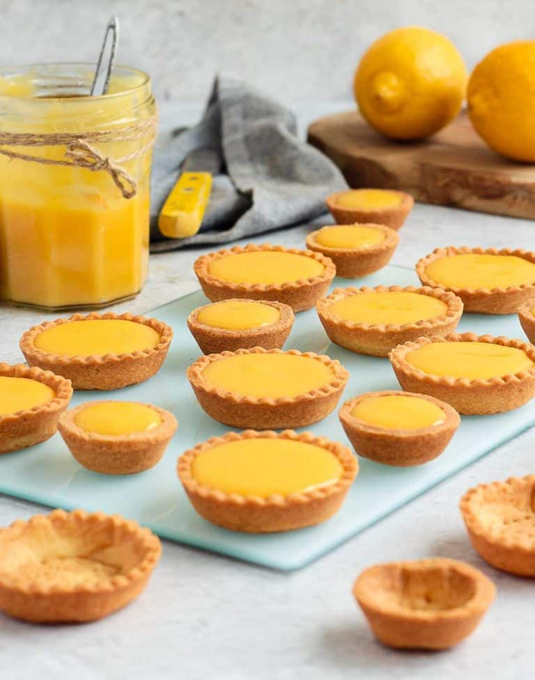 Lemon Curd Tartlets - A Baking Journey