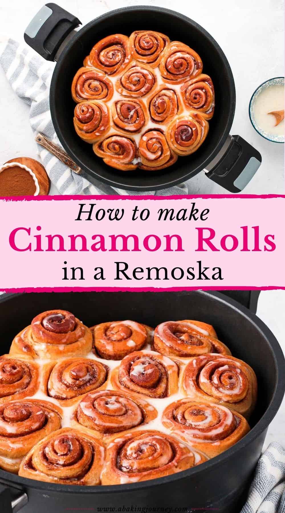 Cinnamon Rolls in the Remoska - A Baking Journey
