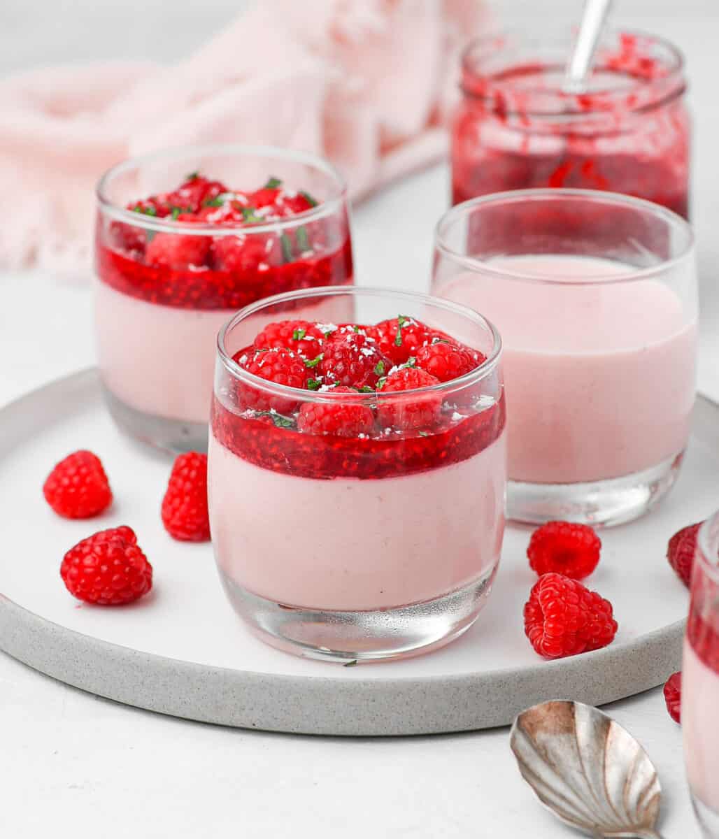 Easy Raspberry Panna Cotta - A Baking Journey