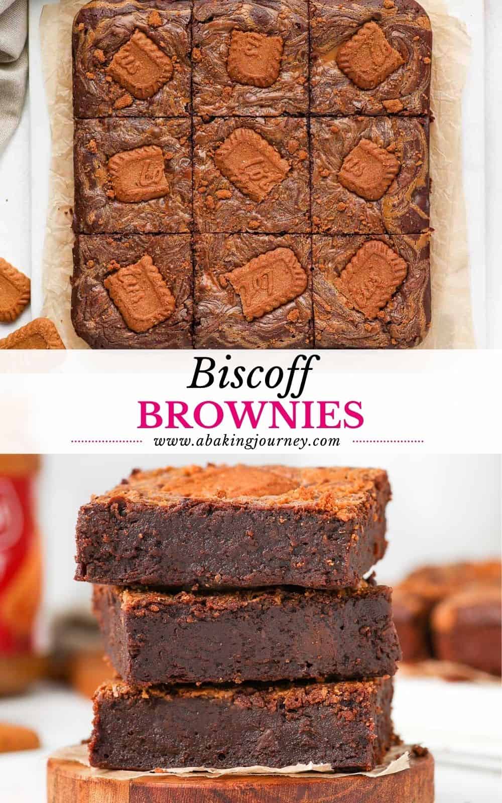 Biscoff Brownies - A Baking Journey