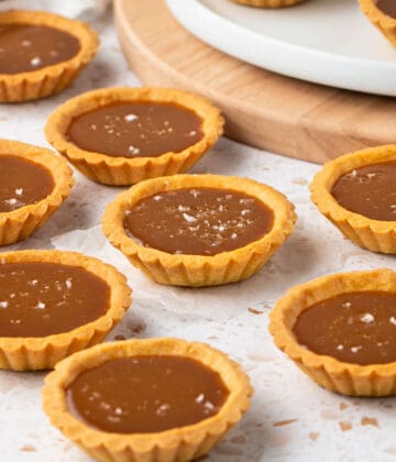 Salted Caramel Tartlets - A Baking Journey