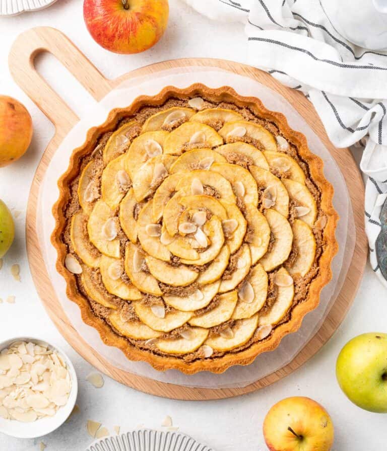 Apple Frangipane Tart - A Baking Journey