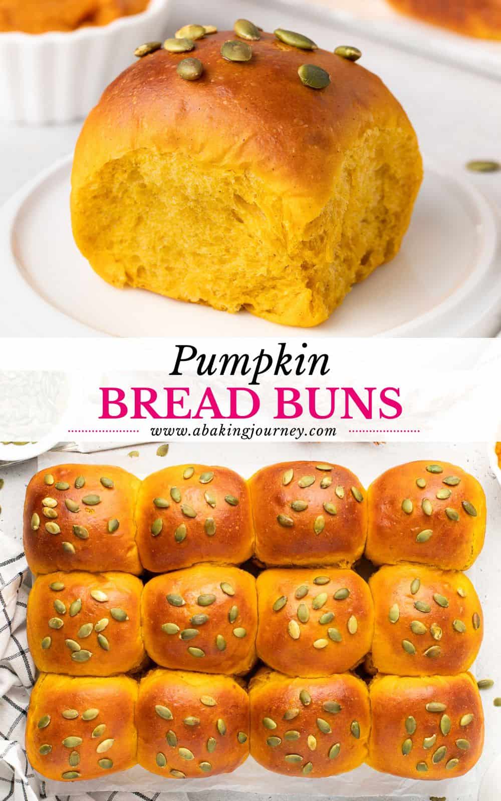 Pumpkin Buns - A Baking Journey