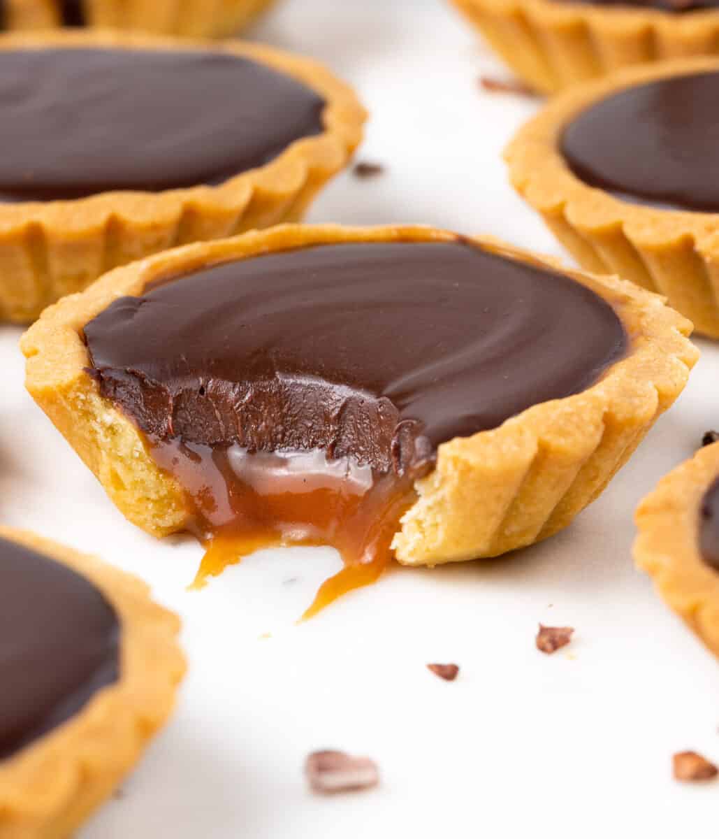 Mini Caramel Chocolate Tarts - A Baking Journey