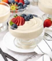 Easy Vanilla Mousse Cups - A Baking Journey