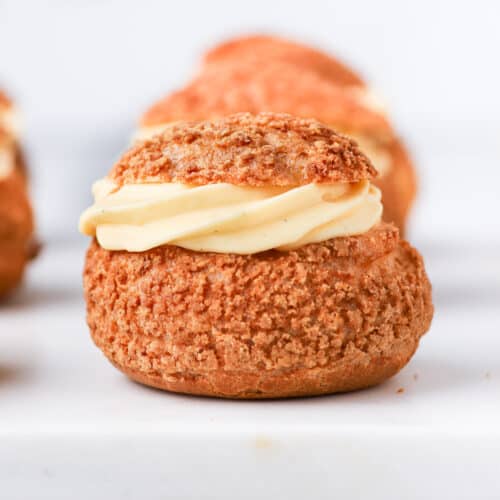 Choux au Craquelin (Crispy Cream Puffs) - A Baking Journey