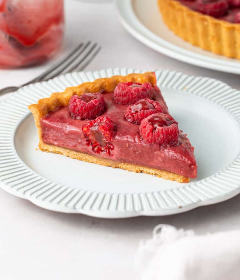 Raspberry Tart - A Baking Journey