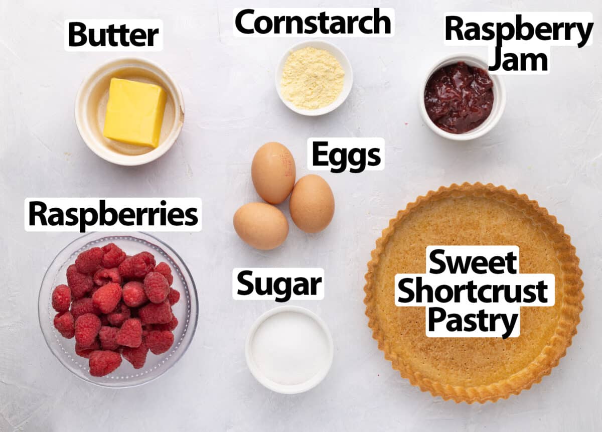 Raspberry Tart - A Baking Journey