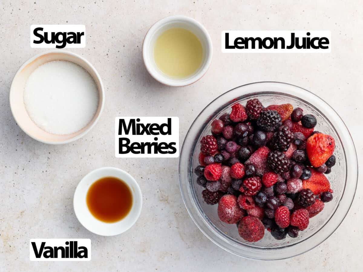 Mixed Berry Coulis - A Baking Journey