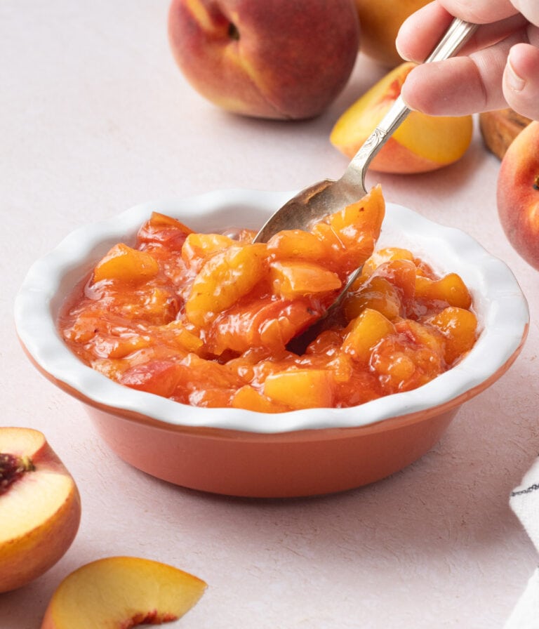 Easy Peach Compote - A Baking Journey