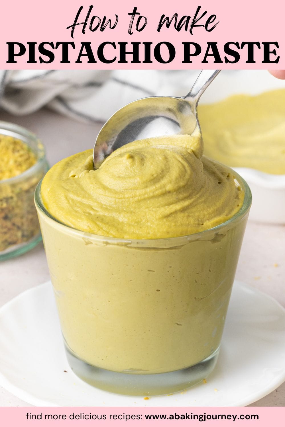 Pistachio Paste - A Baking Journey