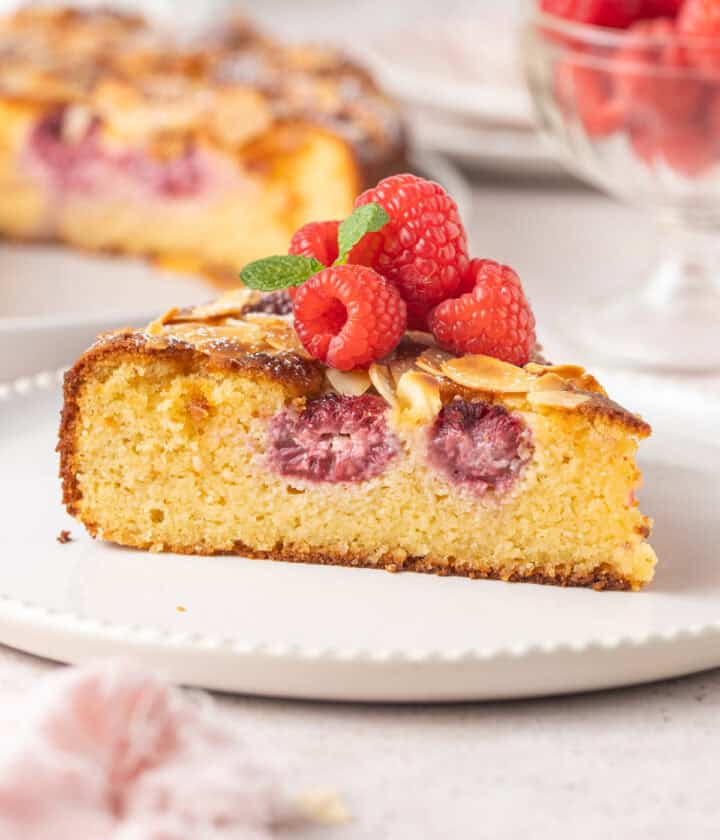 Almond Raspberry Cake - A Baking Journey